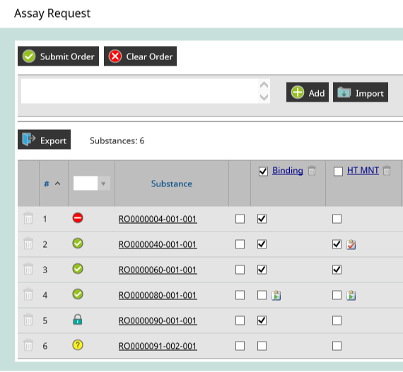 Mosaic Module - Assay Requesting